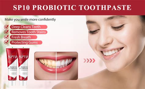 Sp10 Probiotic Toothpaste Ultra Whitening And Stain Removal Fresh Breath Deep