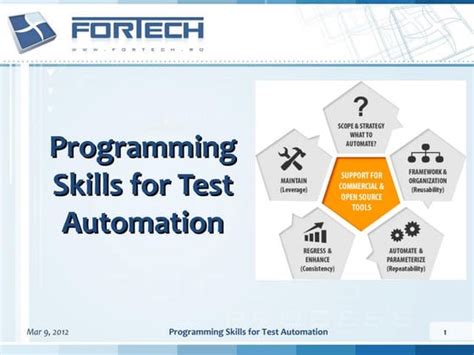 Tame Test Automation Made Easy Ppt
