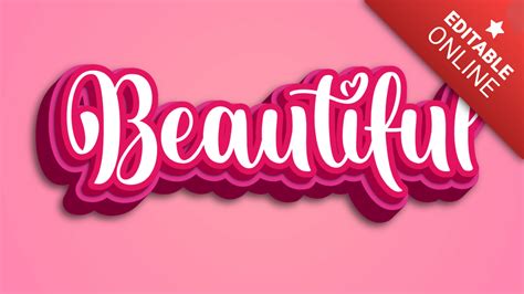 Beautiful Text Effect Font Generator