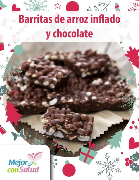 Barritas De Arroz Inflado Y Chocolate Recetas De Comida Barritas