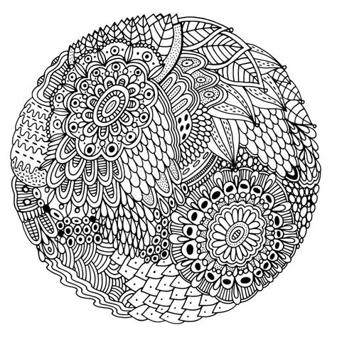 Trippy Coloring Page Stock Illustrations 135 Trippy Coloring Page