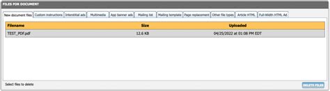 Uploading And Removing Files GTxcel Documentation