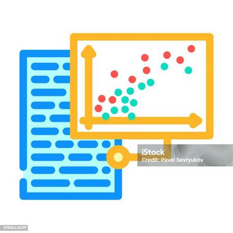 텍스트 분석 그래프 자연어 처리 Nlp 색상 아이콘 벡터 일러스트 레이 션 그래프에 대한 스톡 벡터 아트 및 기타 이미지 그래프 단일 객체 라벨 Istock
