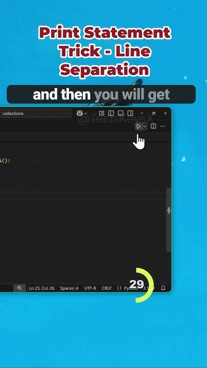 Print Function For Separation Lines In Python Softwaredevelopement