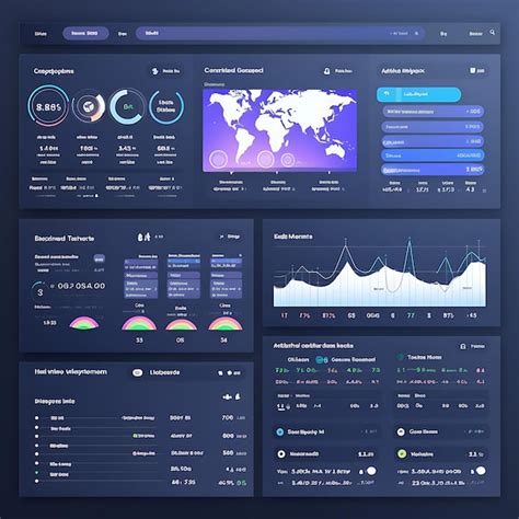 Premium Photo Web Dashboard Performance Analytics Dashboard With Advanced Performance An