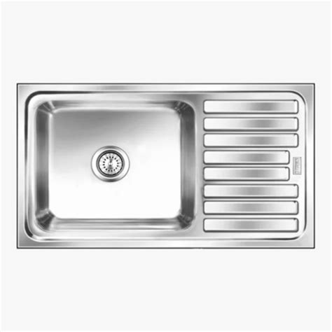 Nirali Ng Aisi 304 Grade Stainless Steel Single Bowl With Drainboard