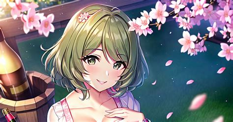 アイドルマスターシンデレラガールズ デレステ 高垣楓さんと4季のイベントでお酒のんでみた＋オフショ ボロボロのイラスト Pixiv