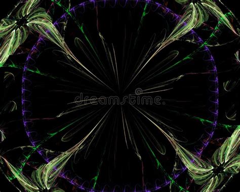 Abstract Digital Fractal Modern Decoration Dynamic Beautiful Element Motion Card Decorative