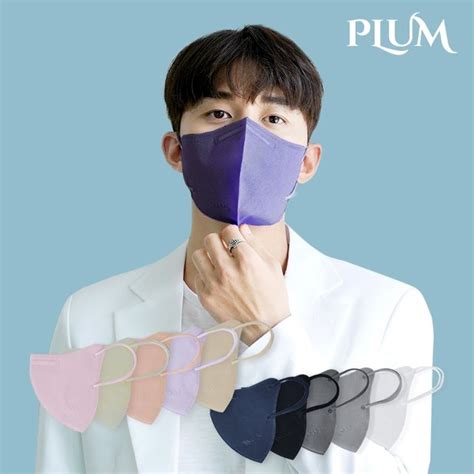 푸름 얼큰이 대형 빅사이즈 국내산 컬러 얇은 덴탈 마스크 100매