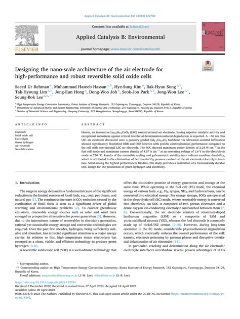 Pdf Designing The Nano Scale Architecture Of The Air Electrode For