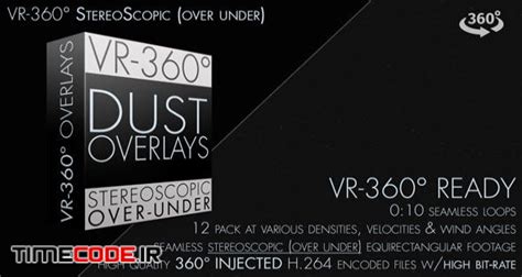 دانلود فوتیج گرد و خاک Dust Particle Overlays VR 360 Editors Pack