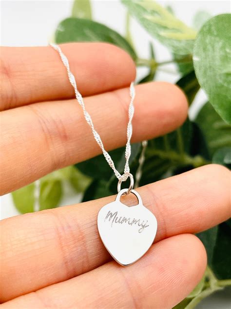Mothers Day Necklace Mothers Day T Mum Jewellery Silver Etsy Uk