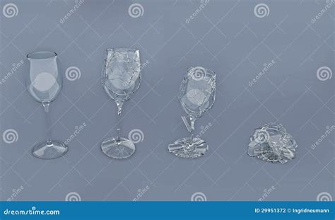 Breaking Glass Slow Motion Stock Illustration Illustration Of