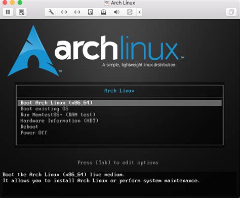 Установка Arch Linux Linux