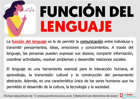 Funci N Del Lenguaje
