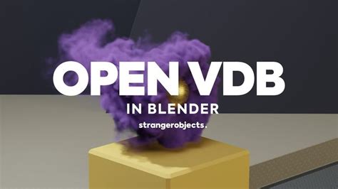 Load Use Open VDB In Blender Blender Blender Tutorial Tutorial