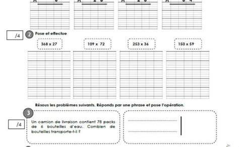 Ce1 Cycle2 Exercices Corriges Les Tables De Multiplication 016