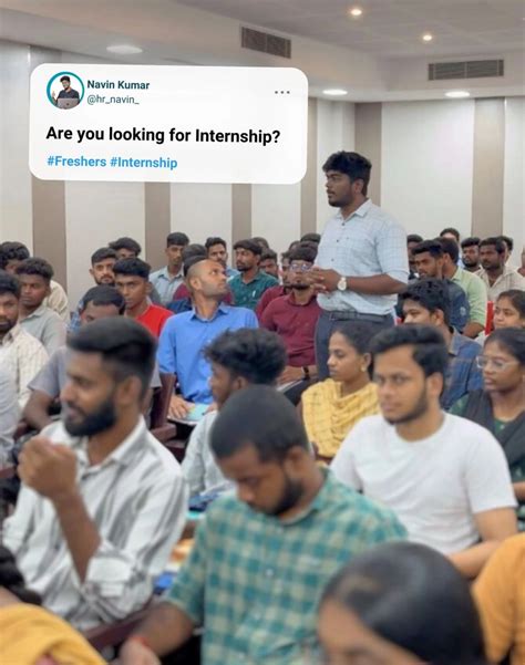 Navin Kumar Hrnavin On Linkedin Internshiptips Careergrowth