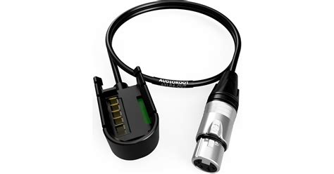 audioroot 4 pin female xlr battery output cable exlr4 out bandh