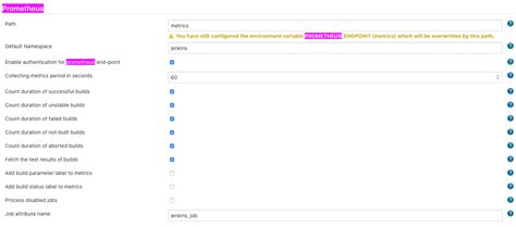 Cant Change Prometheus Endpoint Using ENV Issue 236 Jenkinsci