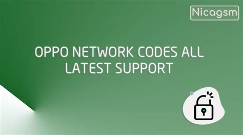 OPPO Unlock Code Worldwide Instant