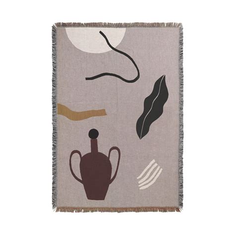 Ferm Living Mirage Pläd Grå Andlight