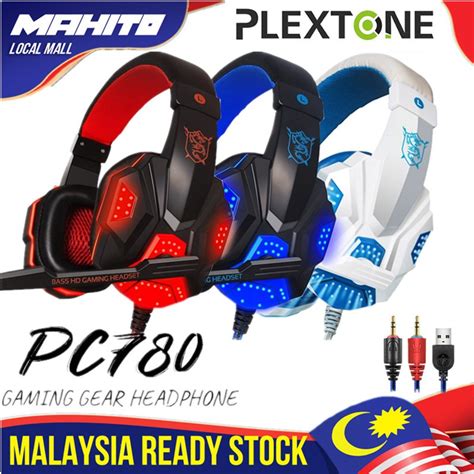PLEXTONE PC780 Gaming Headphones LED Light Noise Cancellation E Sports