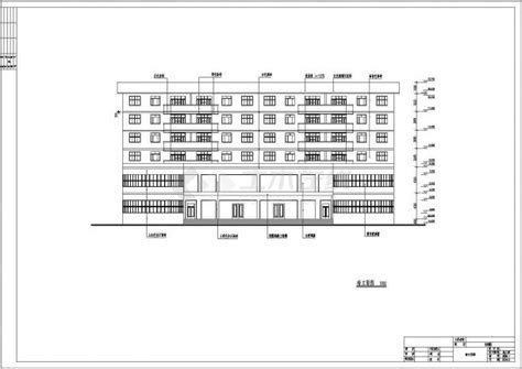 北京中关村6层混合结构商住一体楼建筑和结构施工图纸多层住宅土木在线