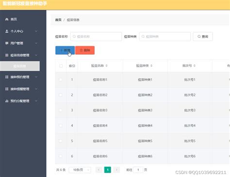 计算机毕业设计ssm vue elementui智能新冠疫苗接种预约助手 ssm前端页面设计用的是vue和element ui框架 csdn博客