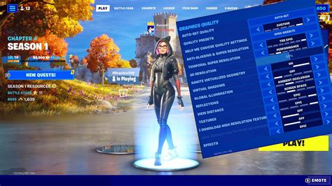 Fortnite Chapter 4 Graphics Setting Explained Unreal Engine 5 1 YouTube