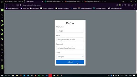 2 Membuat Halaman Register Dan Login Tutorial Login Multi User