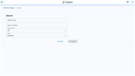 Secrets Manager Pyplan Knowledge Base