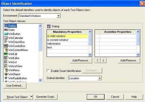 Qtp Object Identification How Object Identification Works In Qtp Object Mandatory Properties