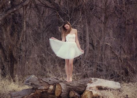 Forest Women Model Portrait Nature Photography Dress Fashion
