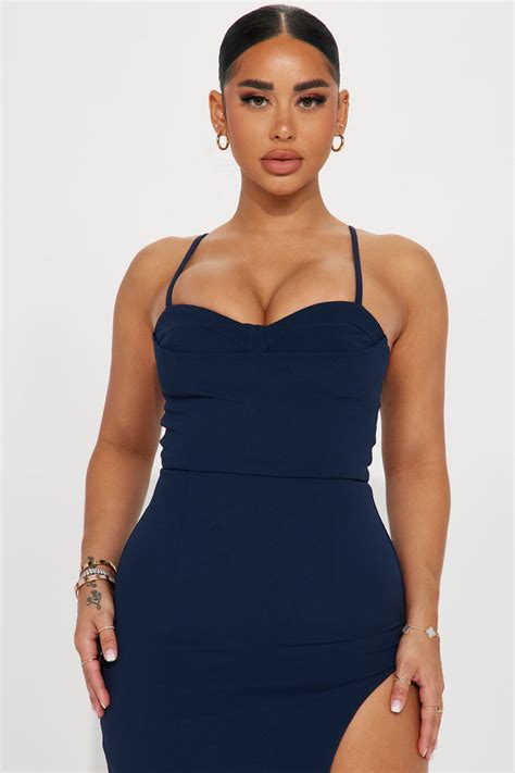 Kayla Sweetheart Maxi Dress Navy Fashion Nova Dresses Fashion Nova