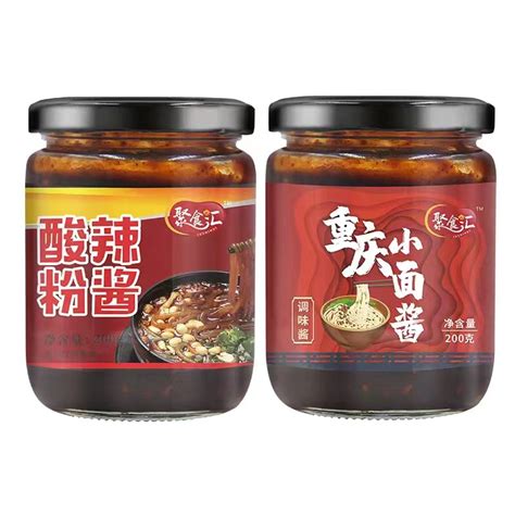 酸辣粉醬 200g 瓶 重慶小麵醬 砂鍋米線調味料底料酸辣粉香辣醬 蝦皮購物
