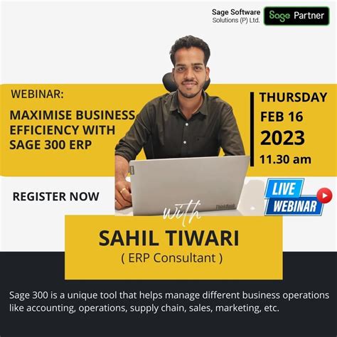 Sage Software Solutions Pvt Ltd On Linkedin Free Webinar Maximise