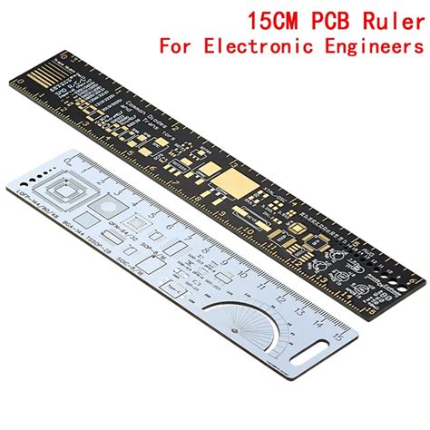 Pcb Ruler For Electronic Engineers For Geeks Makers For Arduino Fans Pcb Reference Ruler Pcb