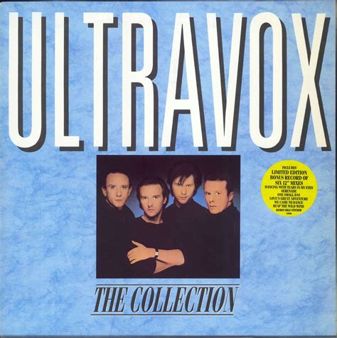 Ultravox The Collection Hype Stickered Uk 2 Lp Vinyl Set —