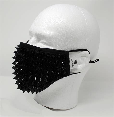 Spiked Face Mask Punk Studded With Filter Pocket Got Pride