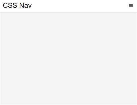 How To Create Responsive Hamburger Menu Using Html Andcss