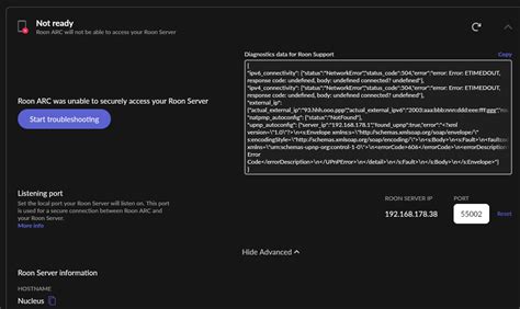 Network Error Timeout With Ipv6 And Ipv4 Ref74er1i Support Roon Labs Community