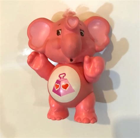 Kenner Care Bears Lotsa Heart Elephant Complete With Accessory Vintage