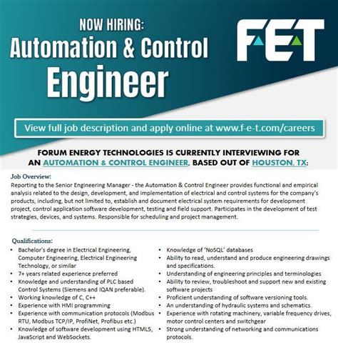 Engineer Hotjobalert Automation Automationengineer Controlsengineer Engineeringjobs