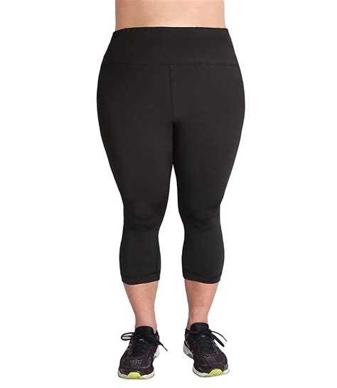 Zerdocean Plus Size High Waist Tummy Control Tights Best Workout