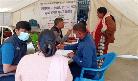 भूकम्प प्रभावितलाई लक्षित गरी आठबिसकोट र सानीभेरीमा बृहत् स्वास्थ्य