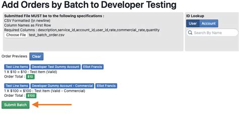 adding a line item ord hsc cores bookstack