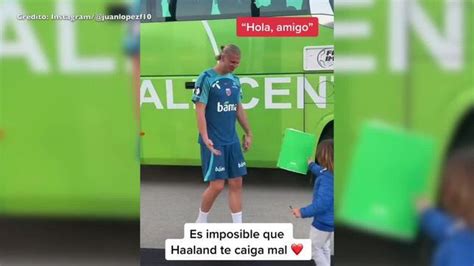 El enorme gesto de Erling Haaland con un niño AS USA