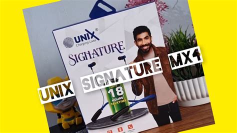 unix signature mx4 neckband quick unboxing features youtube