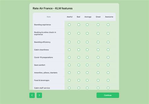 Rate And Review Form Template Formaloo